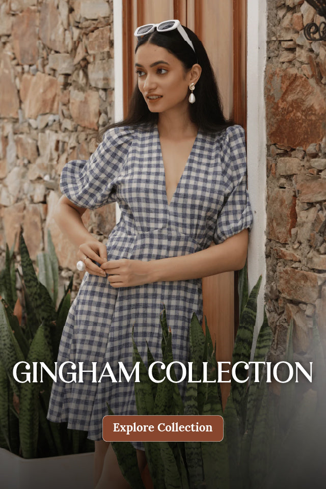 Gingham Collection – TasyaIndia