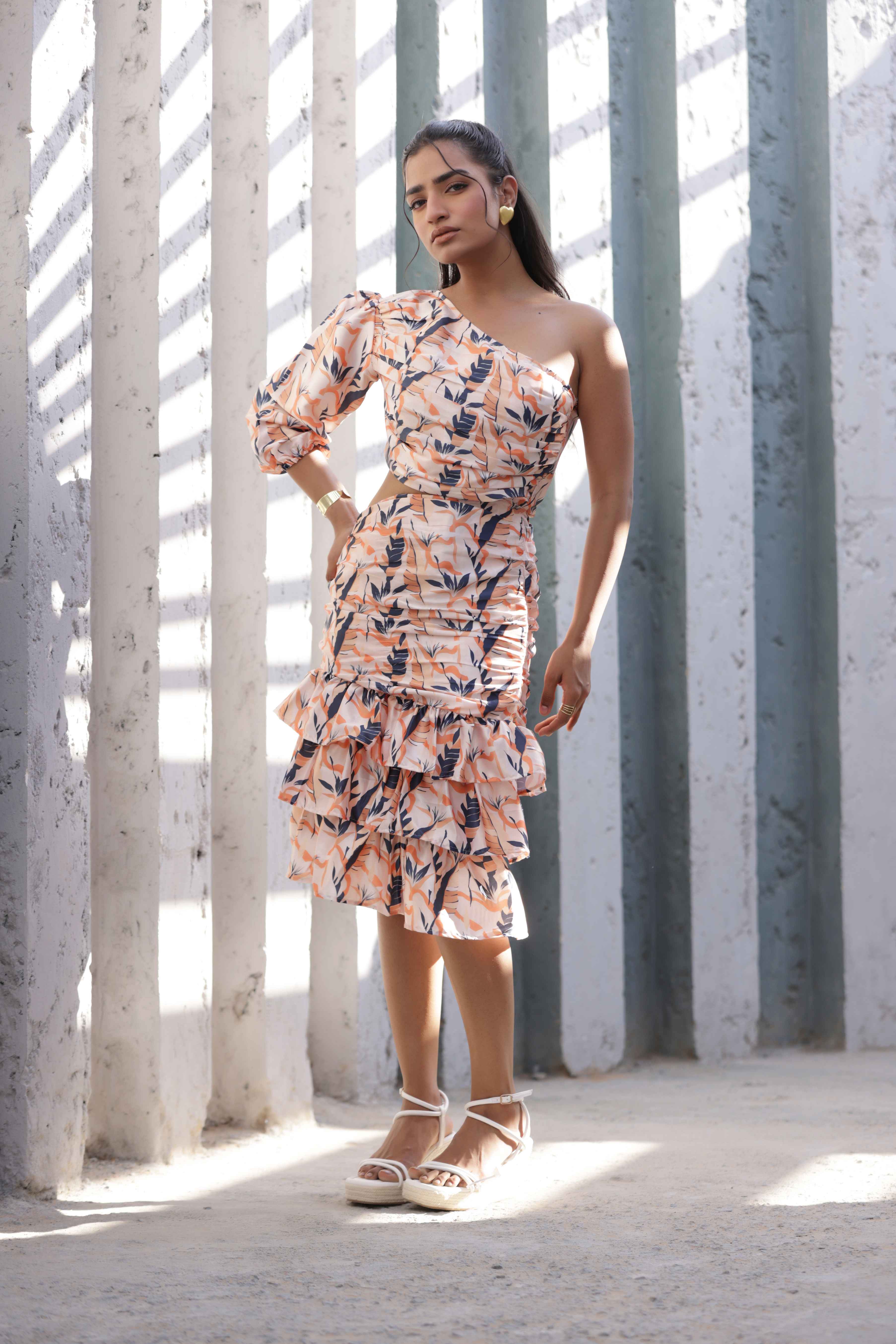 AUWA MIDI DRESS – TasyaIndia